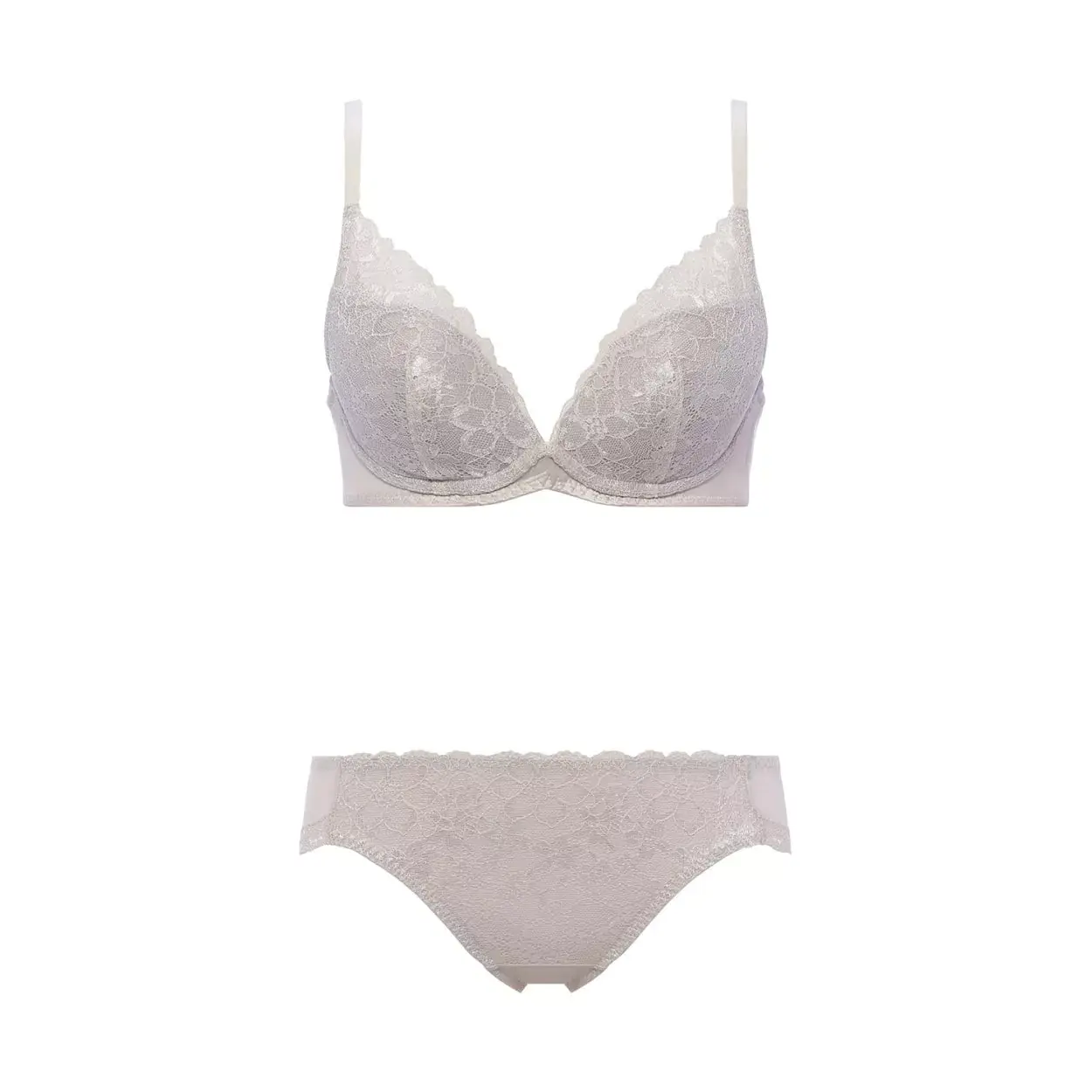 夢みるブラ(R) ノンワイヤー ブラ＆ショーツセット ドリームデイリリー【一部カラーSALE】 AMST1430 HU + Hikini JX ...