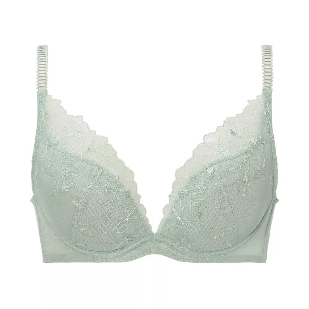 チャーミングラマースリムラインDeepV ブラ＆ショーツセット ラインアートステッチ【一部カラーSALE】