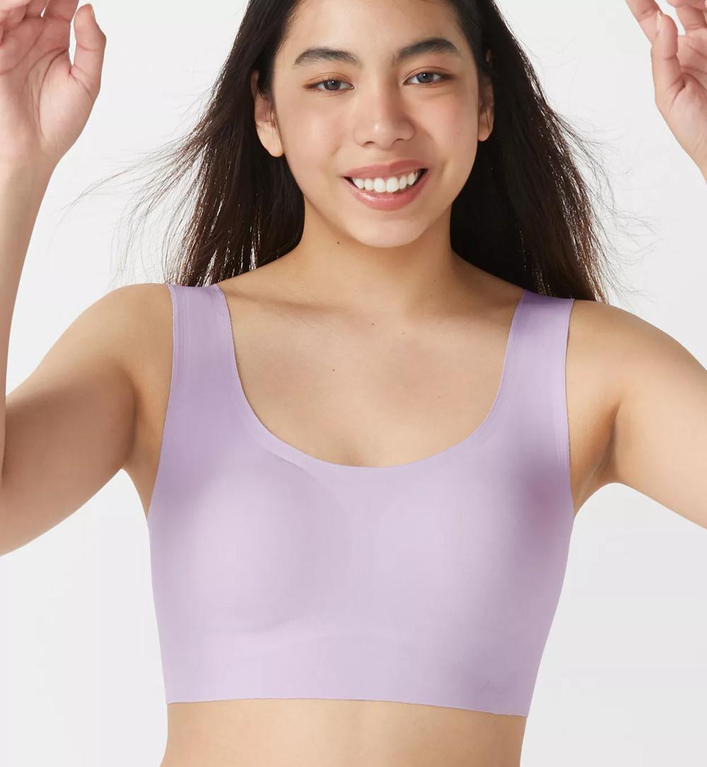 綿混タイプ(スロギーG028) カップ付きハーフトップ