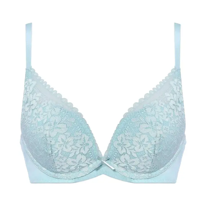 【SALE】夢みるブラ DeepV ブラ＆ショーツセット ブルーミングペタルス AMST1450 WHU + Hikini JX OUTLET ブラジャー(ワイヤー) ,A-Cカップ、D(65 ...